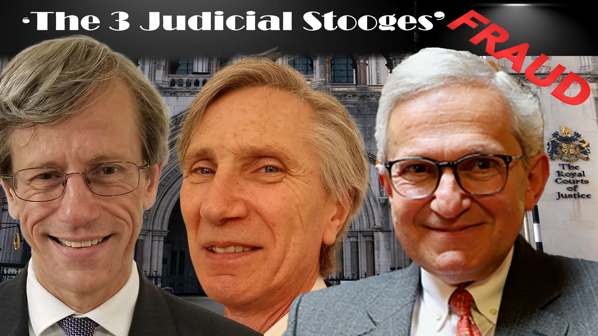 Judicial corruption and 3 lies by 3 stooges